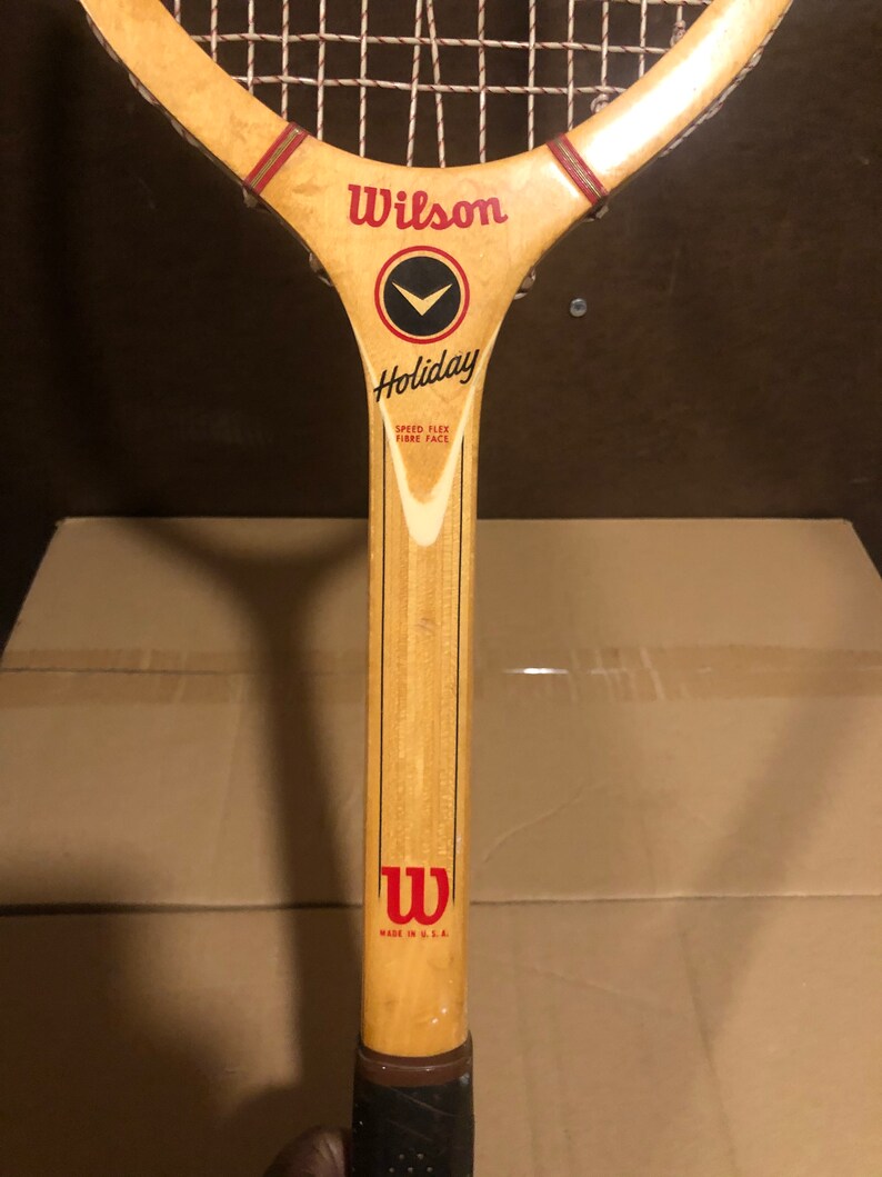 Vintage Wilson Wood Tennis Racket Holiday Model Extremely - Etsy