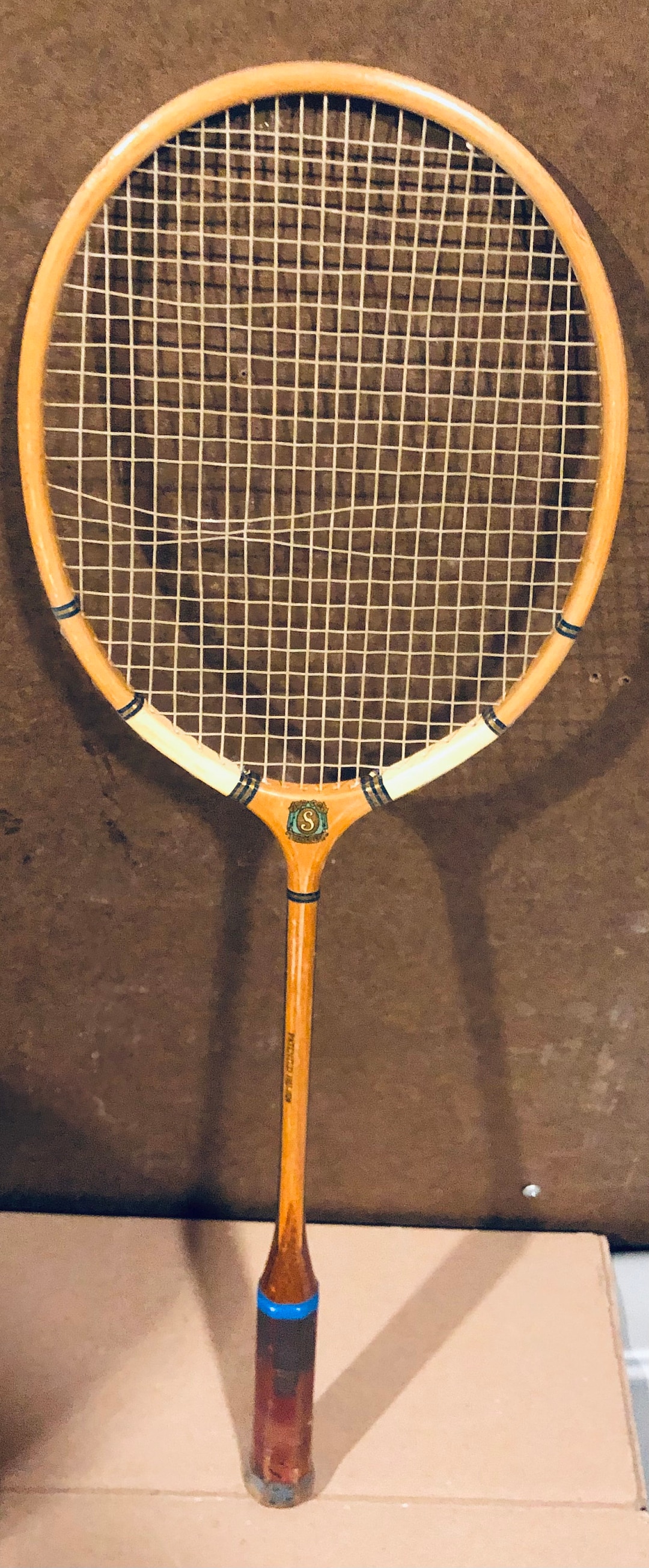 Vintage Wood Badminton Racquet by Slazenger queen's Model - Etsy