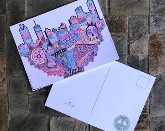 Atlanta postcards | Etsy