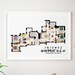 Friends TV Show Apartment Floor Plan-friends TV Show Layout - Etsy