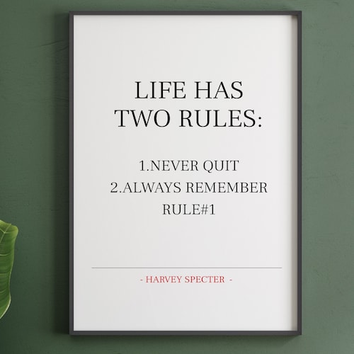 Harvey Specter Poster Harvey Specter Print Suits TV Show - Etsy