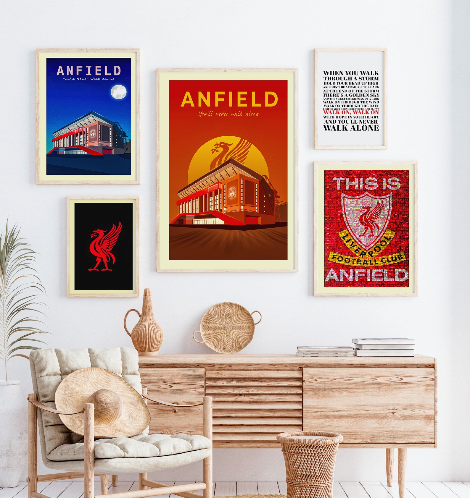 Liverpool Poster, This is Anfield, Liverpool FC, Football Print, You ...