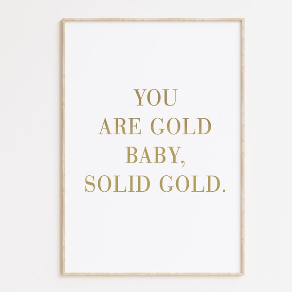Gold Typography - Etsy