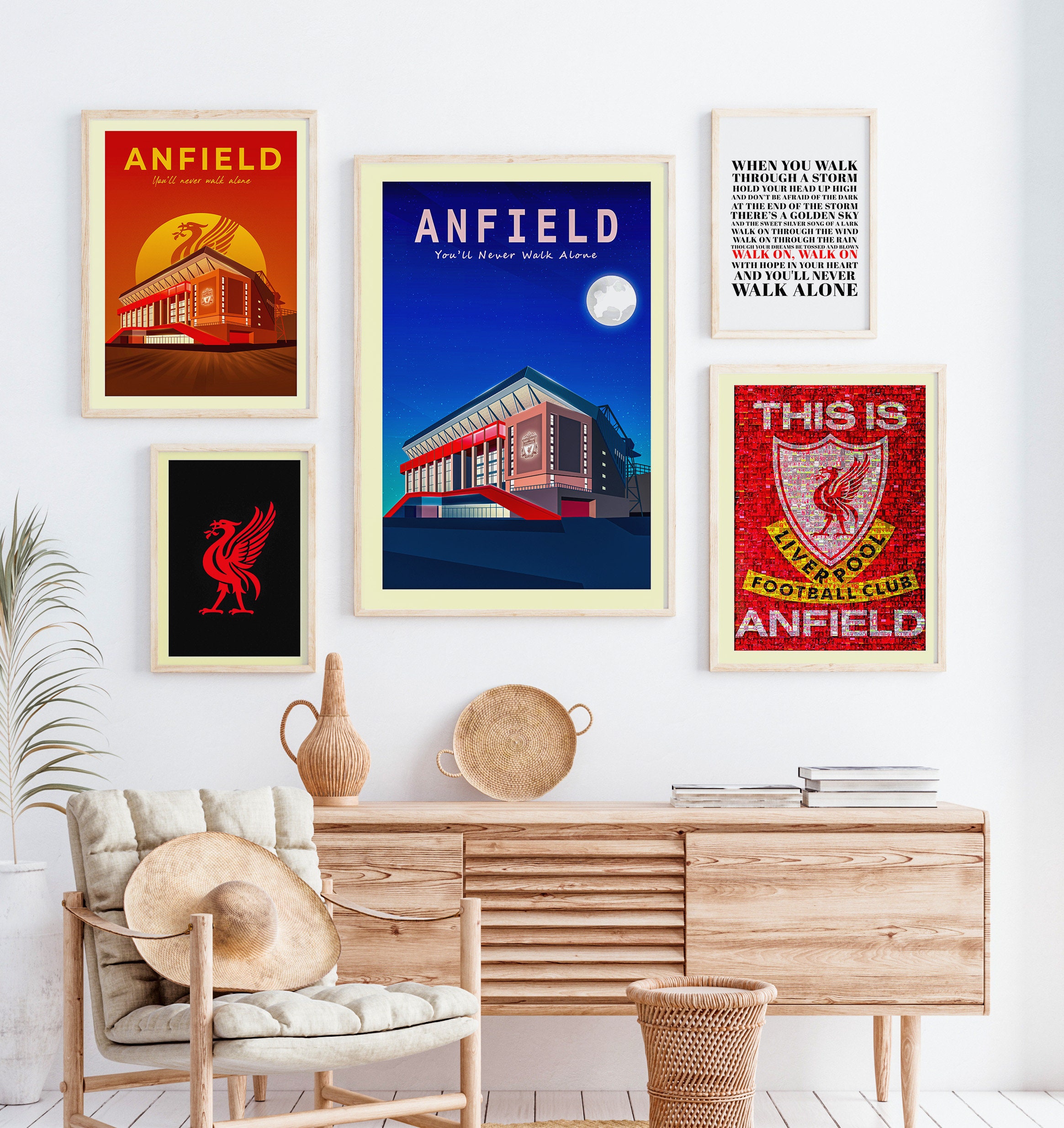 Anfield Liverpool Stadium Poster Liverpool Poster This is | Etsy