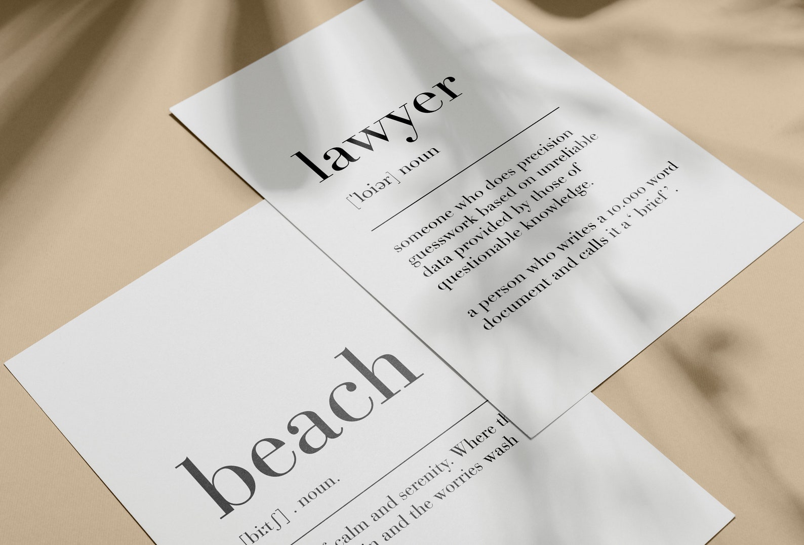 Lawyer Print Lawyer Poster Lawyer Definition Lawyer - Etsy