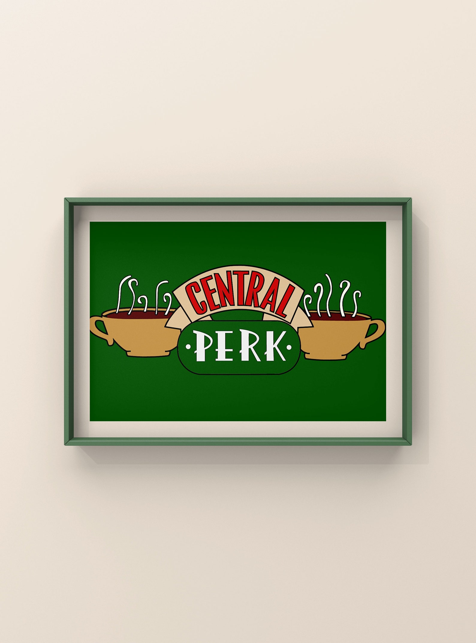 Central Perk Art Poster Print Friends TV Show Poster - Etsy