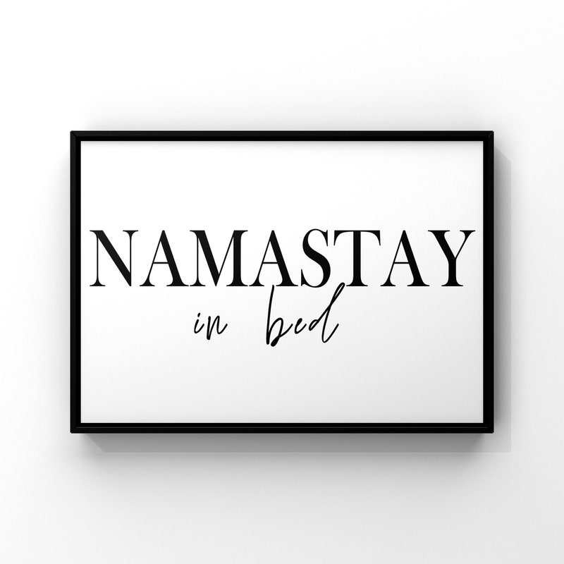 Namastay in Bed - Etsy