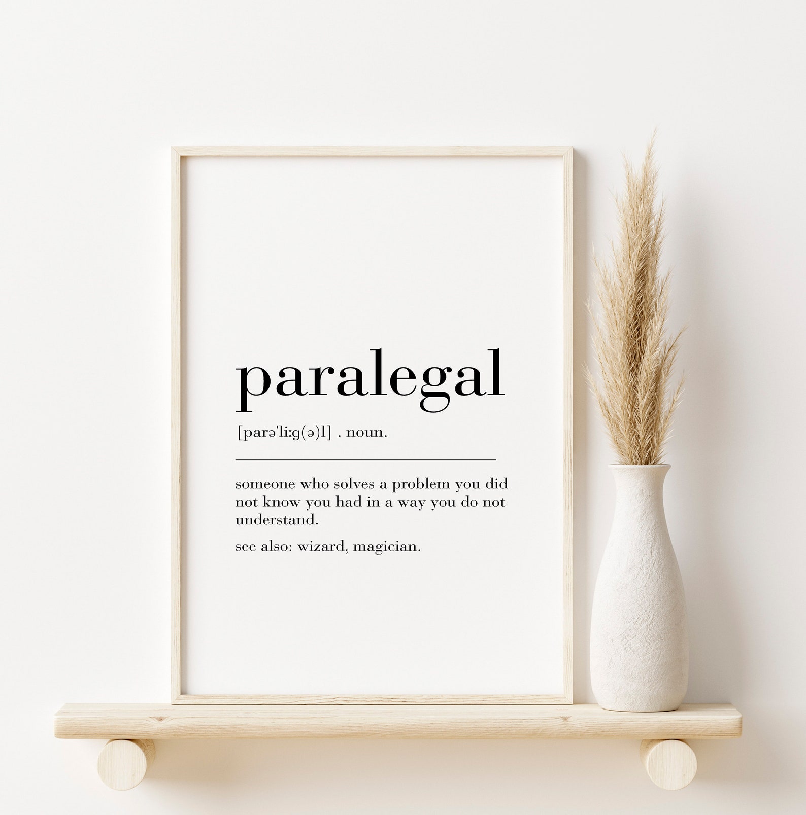 Paralegal Definition Print Lawyer Gift Law Office Decor - Etsy