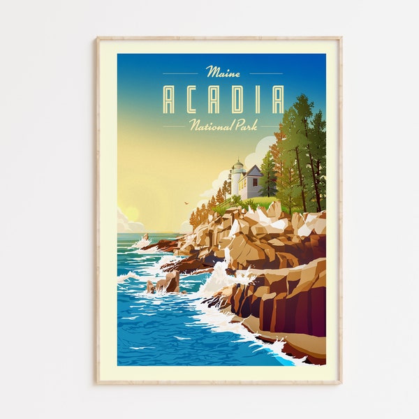 Acadia Print - Etsy