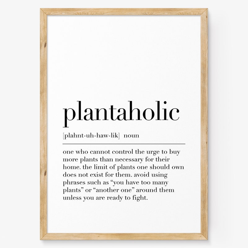 Plantaholic - Etsy