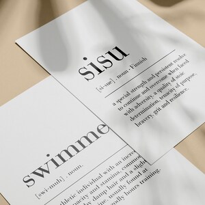 Sisu Definition Print, Sisu Print, Sisu Poster, Sisu Sign, Sisu Gift ...