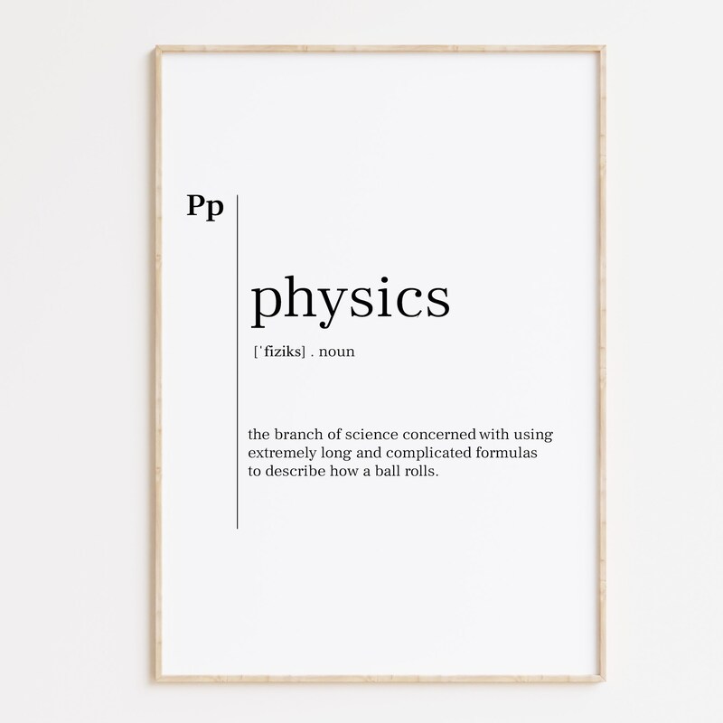 Physics Wall Art - Etsy