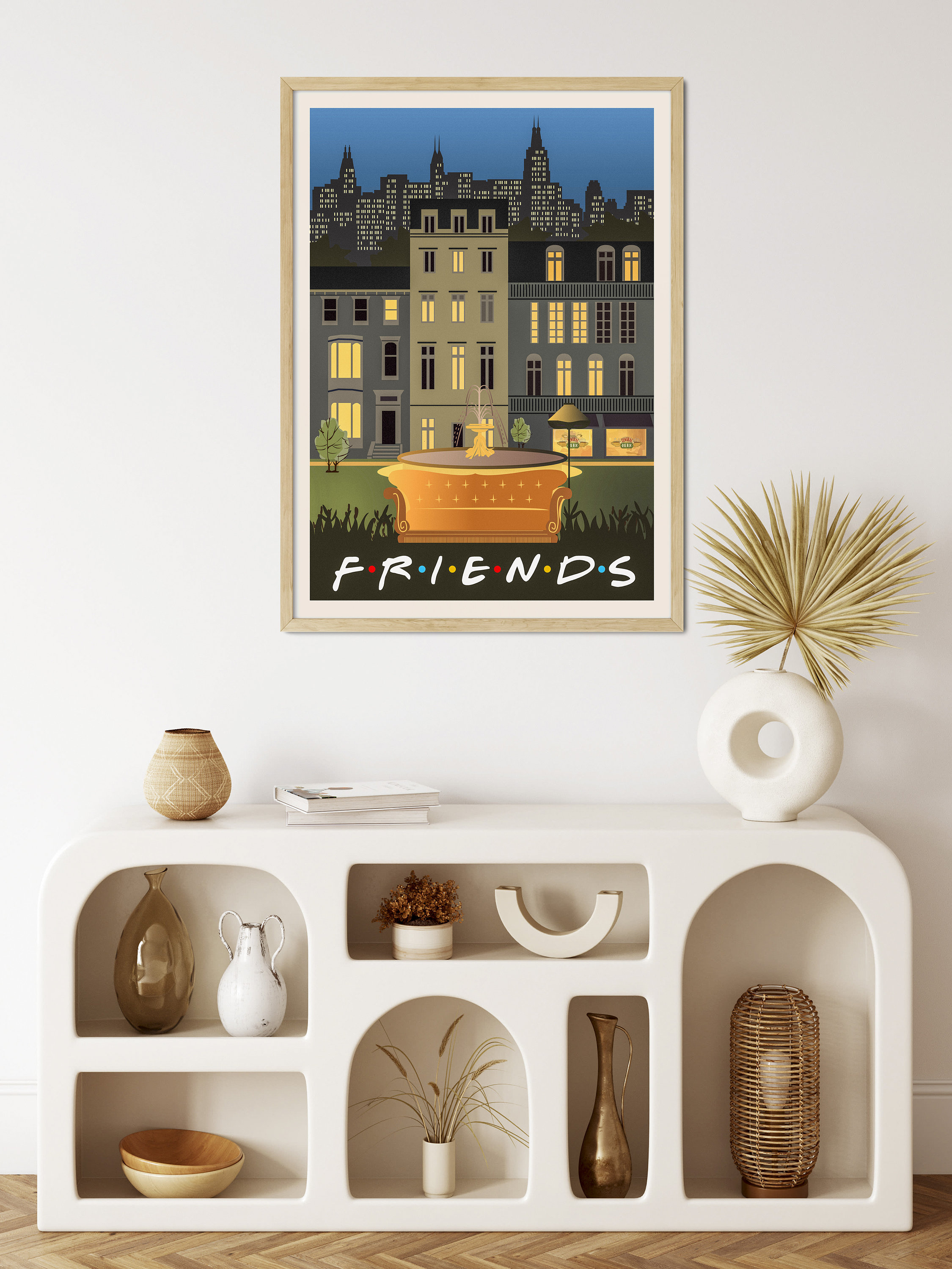Friends Fountain New York Central Park Friends TV Show Layout - Etsy