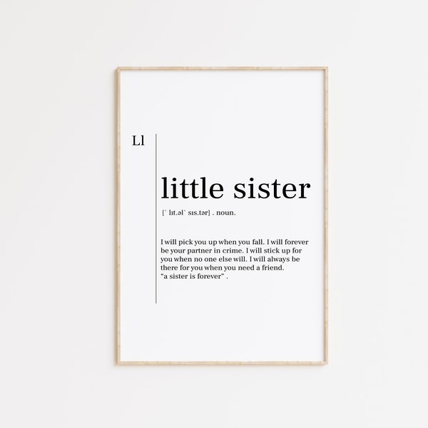 Little Sister Sign - Etsy