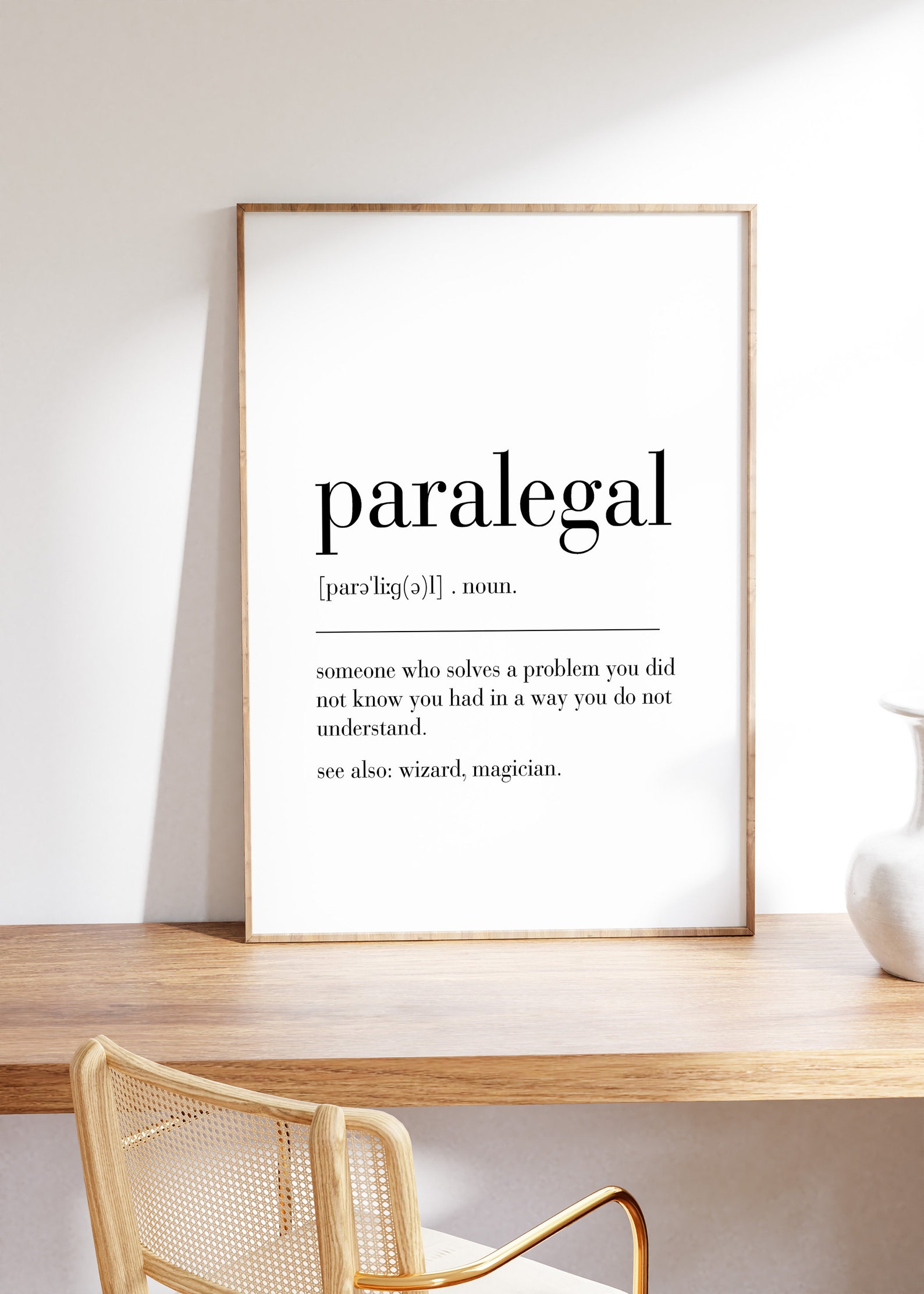 Paralegal Definition Print Lawyer Gift Law Office Decor - Etsy