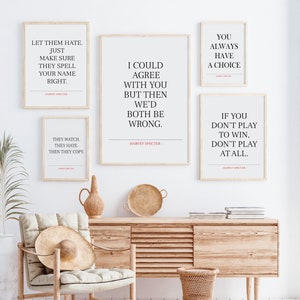 Harvey Specter Poster,harvey Specter Print,suits TV Show,suits TV ...