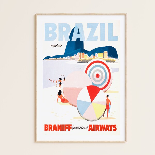 Brazil Travel Poster - Etsy