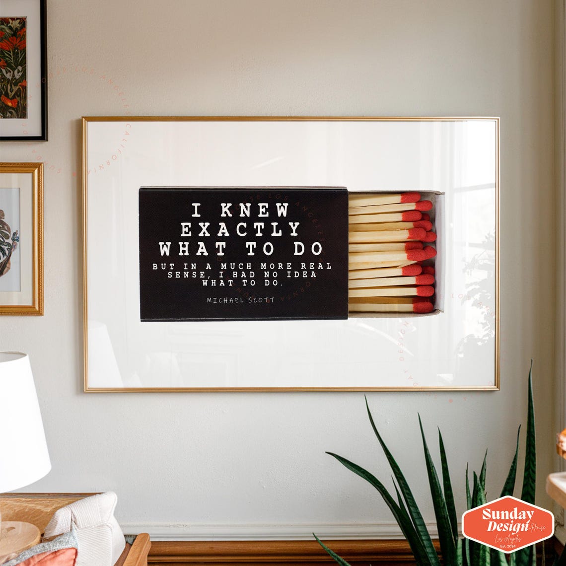 Michael Scott Matchbox Quote, the Office TV Show, Printable Wall Art, I ...