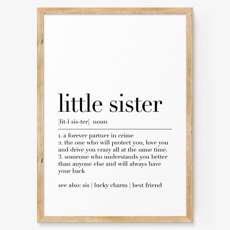 Little Sister Sign - Etsy