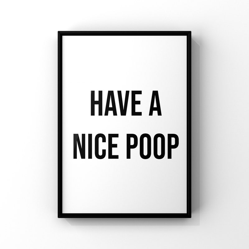 Have a Nice Poop - Etsy