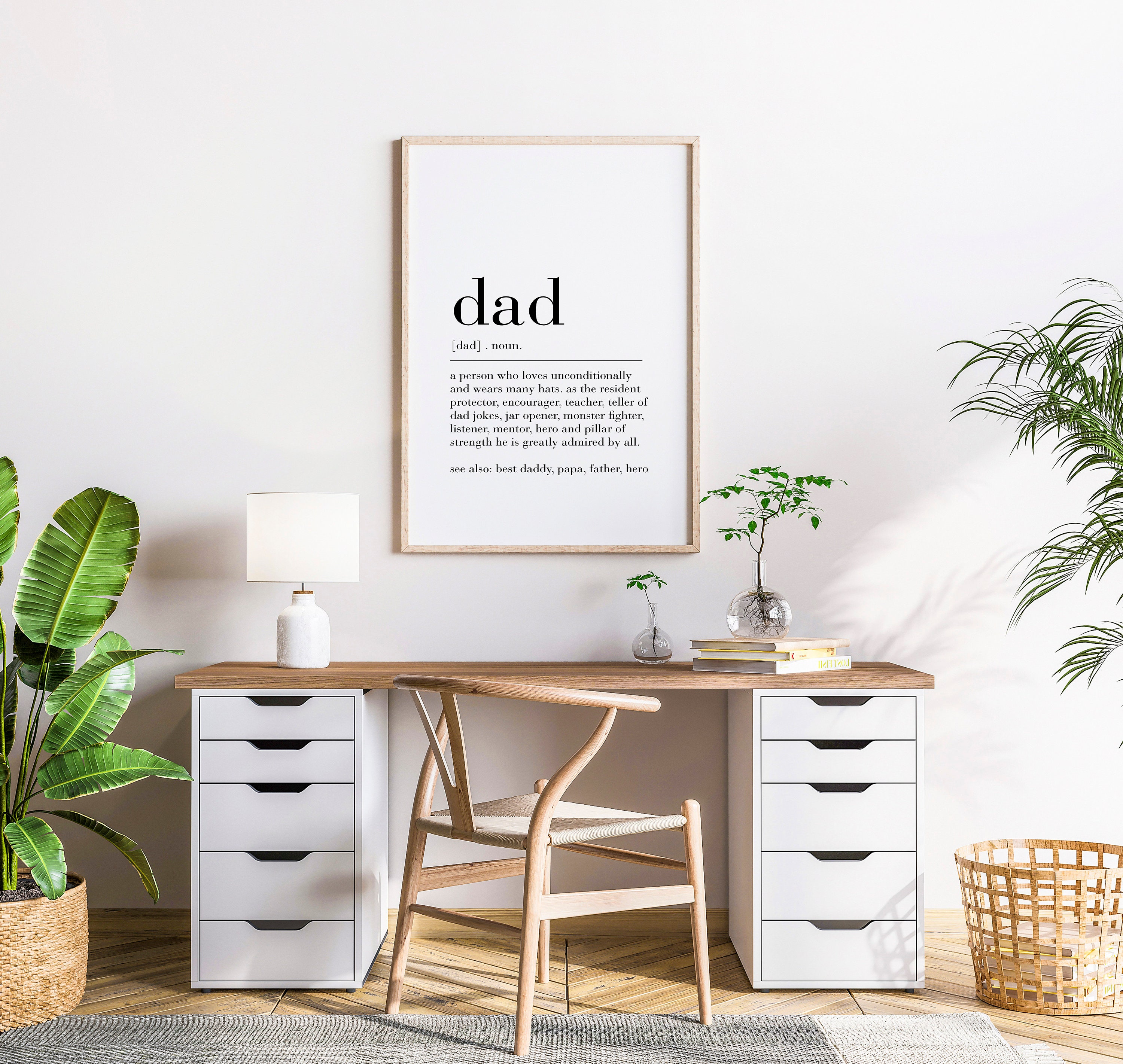 Dad Definition Print Dad Gifts Dad Definition Poster - Etsy