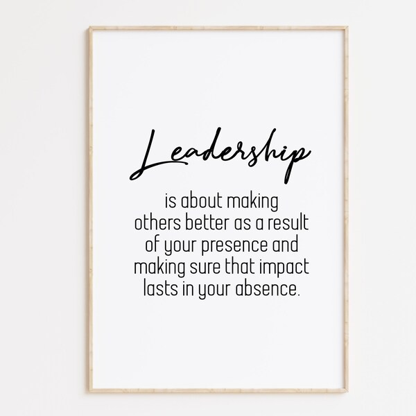 Leadership Printables - Etsy