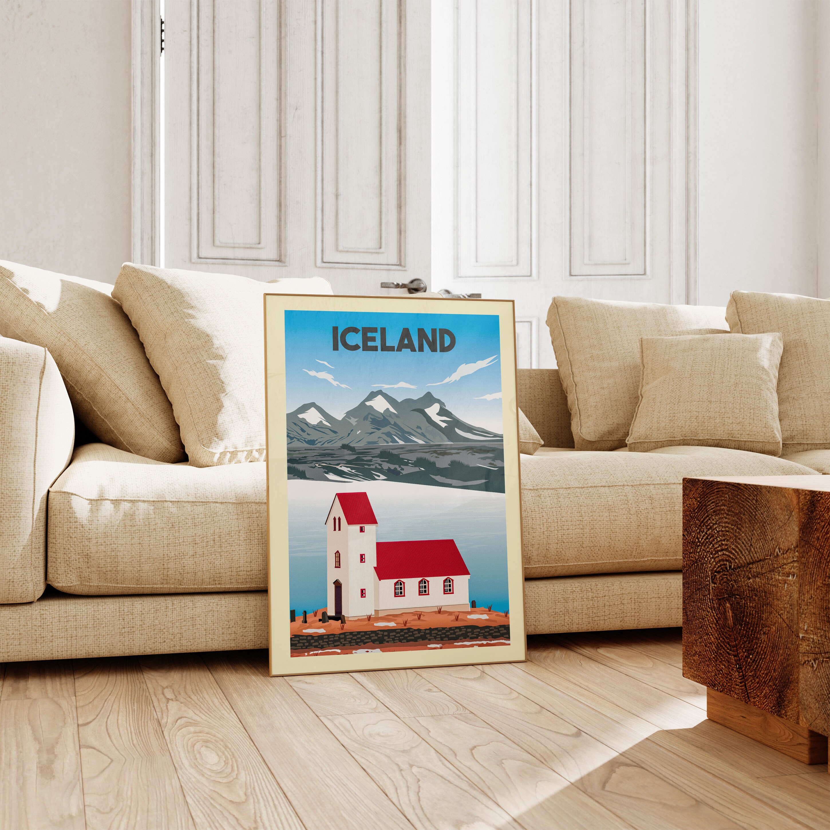 ICELAND Travel Poster Europe Poster Iceland Print Iceland - Etsy