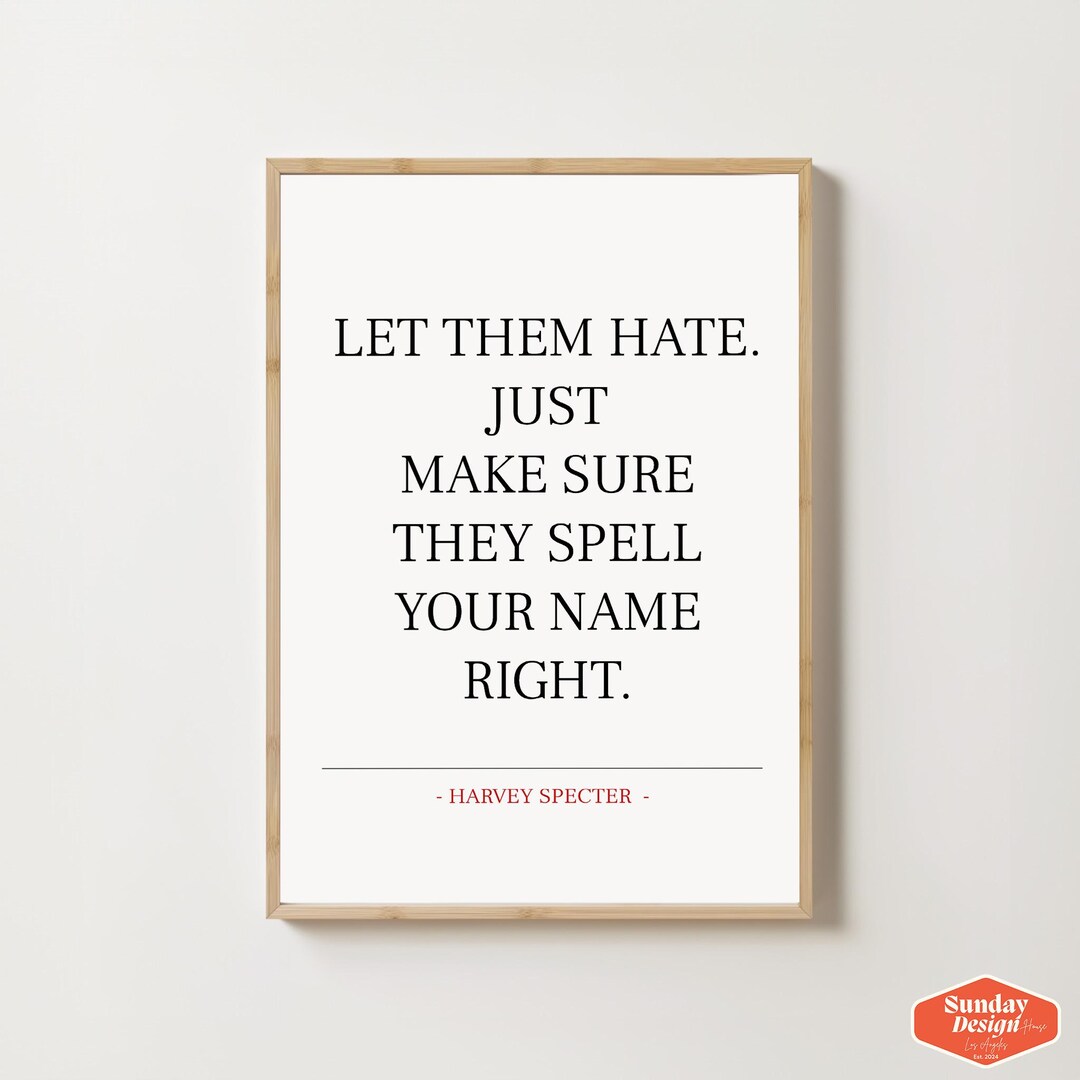 Harvey Specter Poster, Harvey Specter Print, Suits TV Show, Suitstv ...