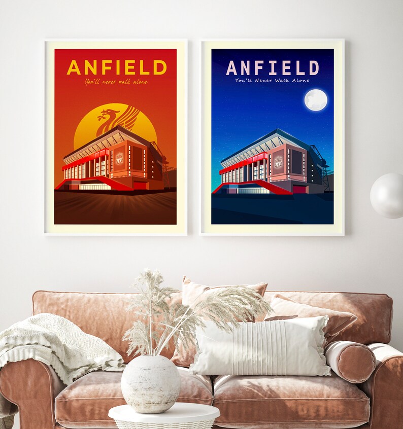 Liverpool Poster, This is Anfield, Liverpool FC, Football Print, You ...