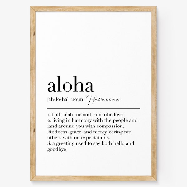 Aloha - Etsy