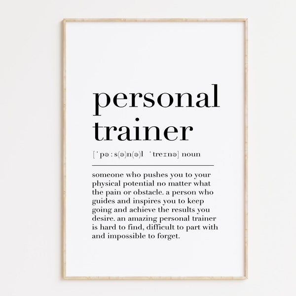 Personal Trainer - Etsy