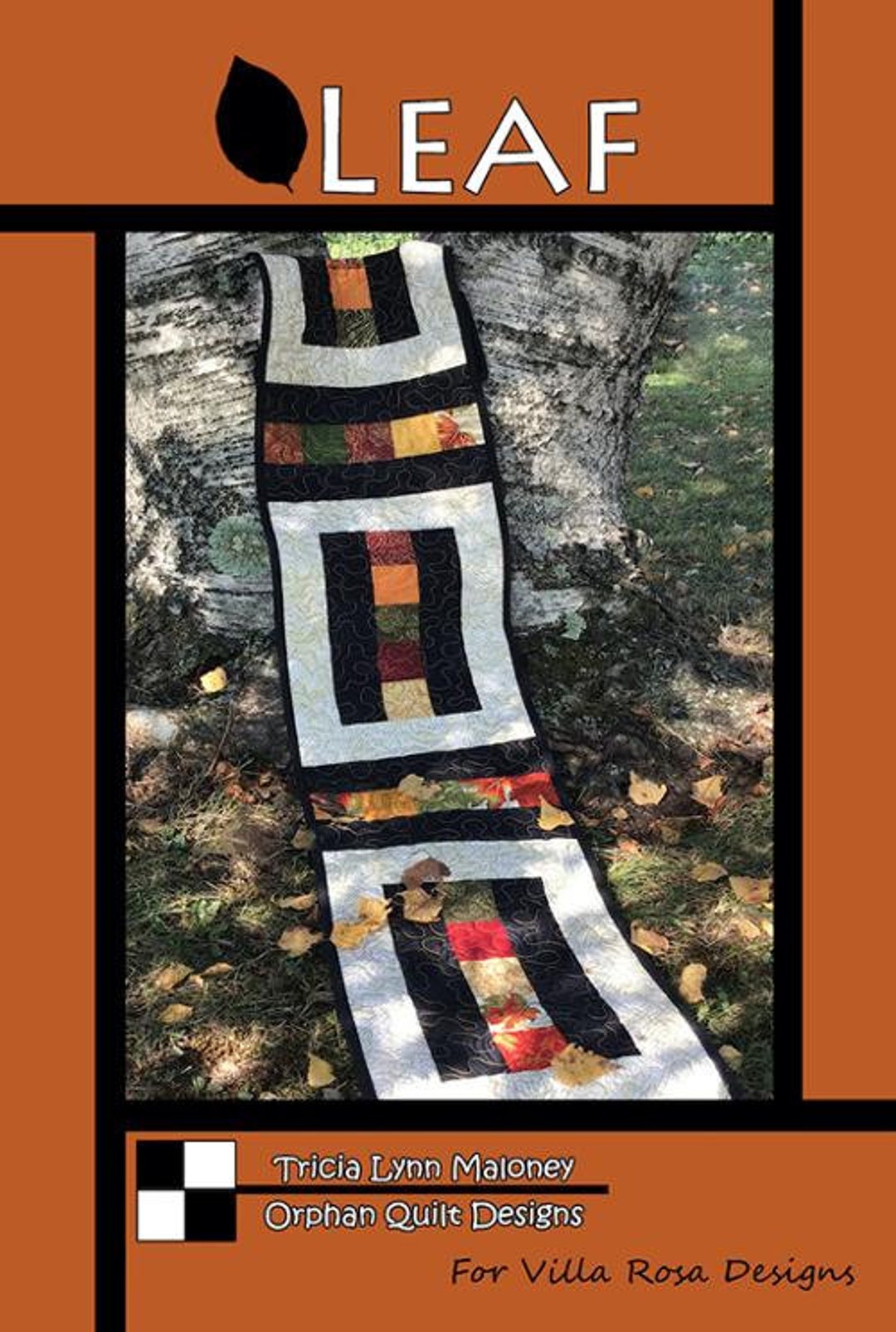 Leaf Table Runner Pattern for Villa Rosa Designs - Etsy