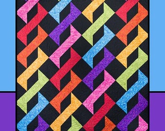 Cobblestones - Quilt Pattern, Finished Size Approx. 63" X 78", for ...