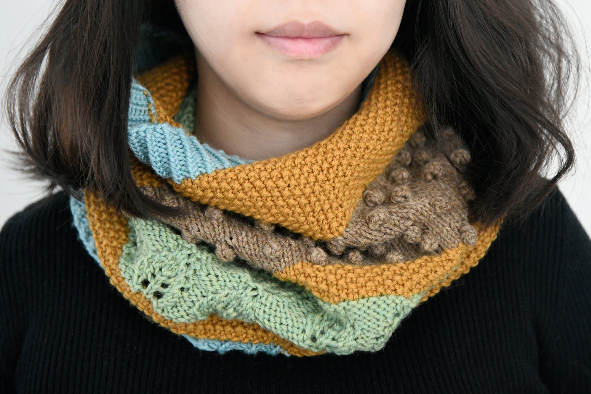 Chestnut Tree | Cowl Knitting Pattern - Etsy