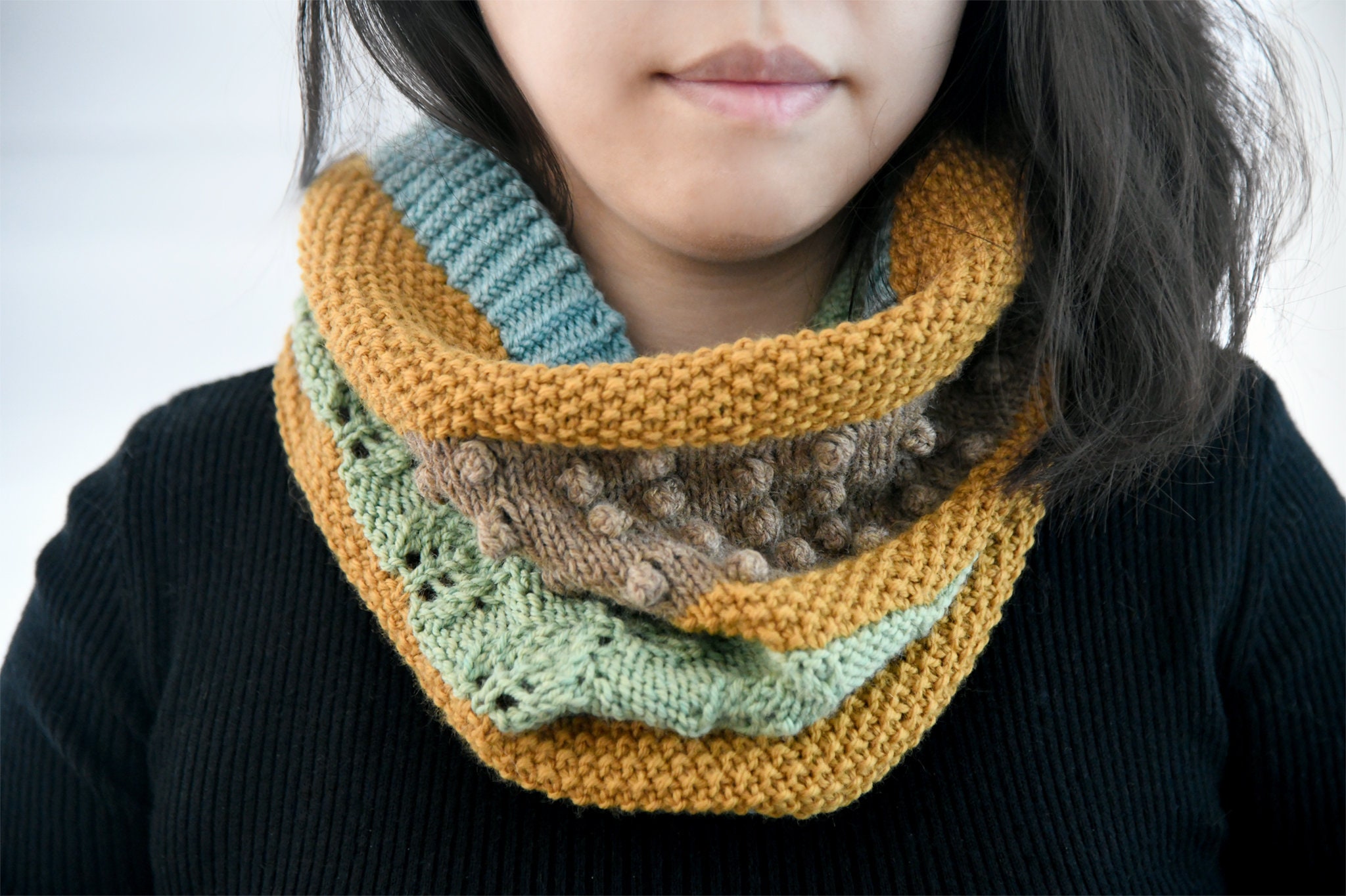 Chestnut Tree | Cowl Knitting Pattern - Etsy