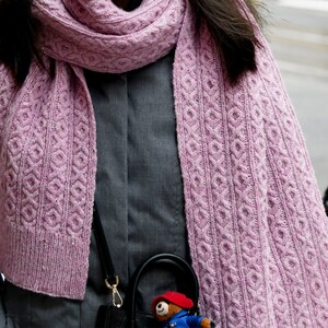 XOXO Scarf | Knitting Pattern | Chart | PDF Download - Etsy