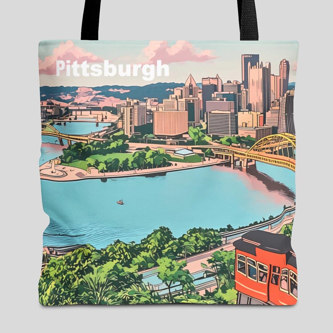 Pittsburgh Pennsylvania Tote Bag - World Traveler Series - BPA054 - Etsy