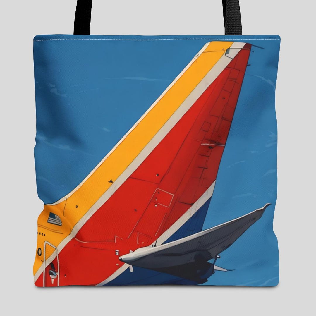 Southwest Airlines Tail Logo Tote Bag - Aviation World Traveler Series ...
