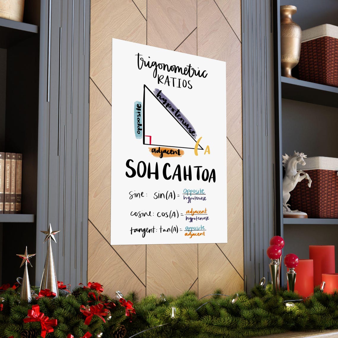 SOH CAH TOA Trig Poster - Etsy