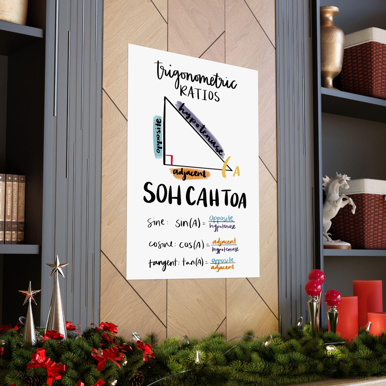 SOH CAH TOA Trig Poster - Etsy