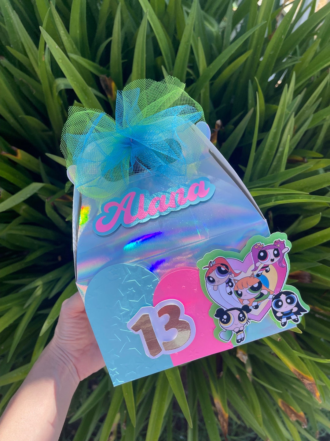 Powerpuff Girl Birthday Box/ Powerpuff Candy Box / Powerpuff Birthday ...