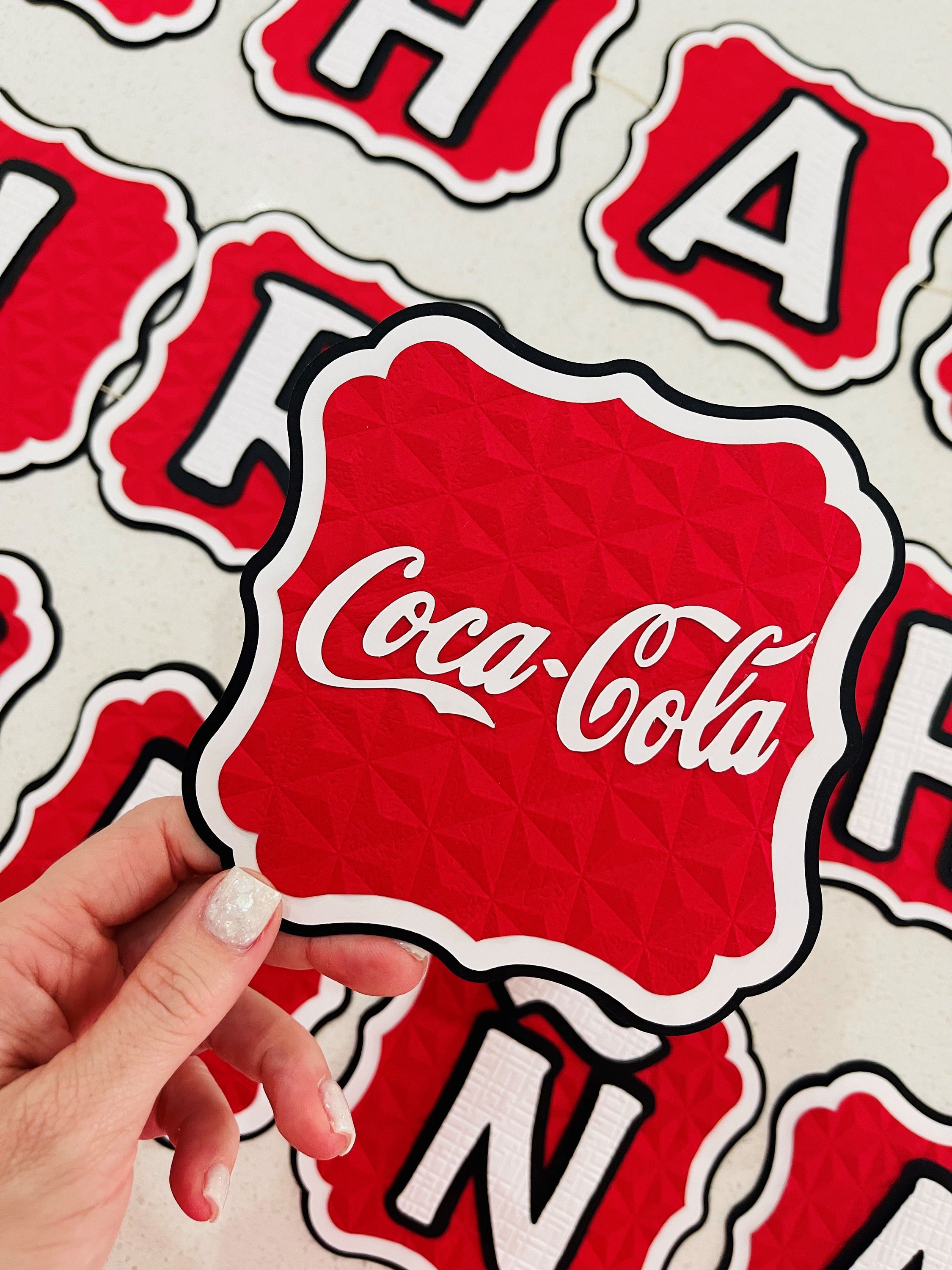 Banner of Coca-cola Theme / Party Decorations / - Etsy