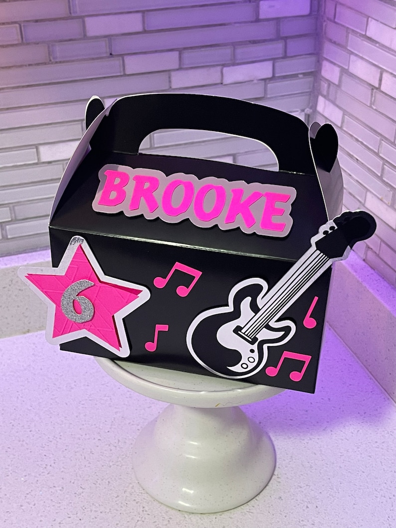 Rock'n Roll Candy Box Set/ Rock'n Roll Gable Box/ - Etsy