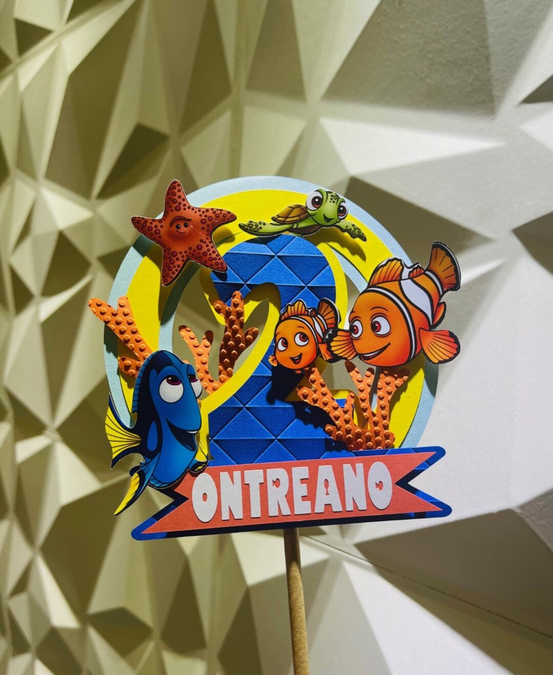 Nemo Cake Topper/ Finding Nemo Topper/ Nemo Party Decorations - Etsy