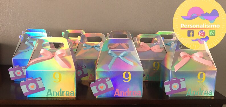 Set 8 Party Box Camera Set Ready/ Camera/ Party Decorations/ - Etsy