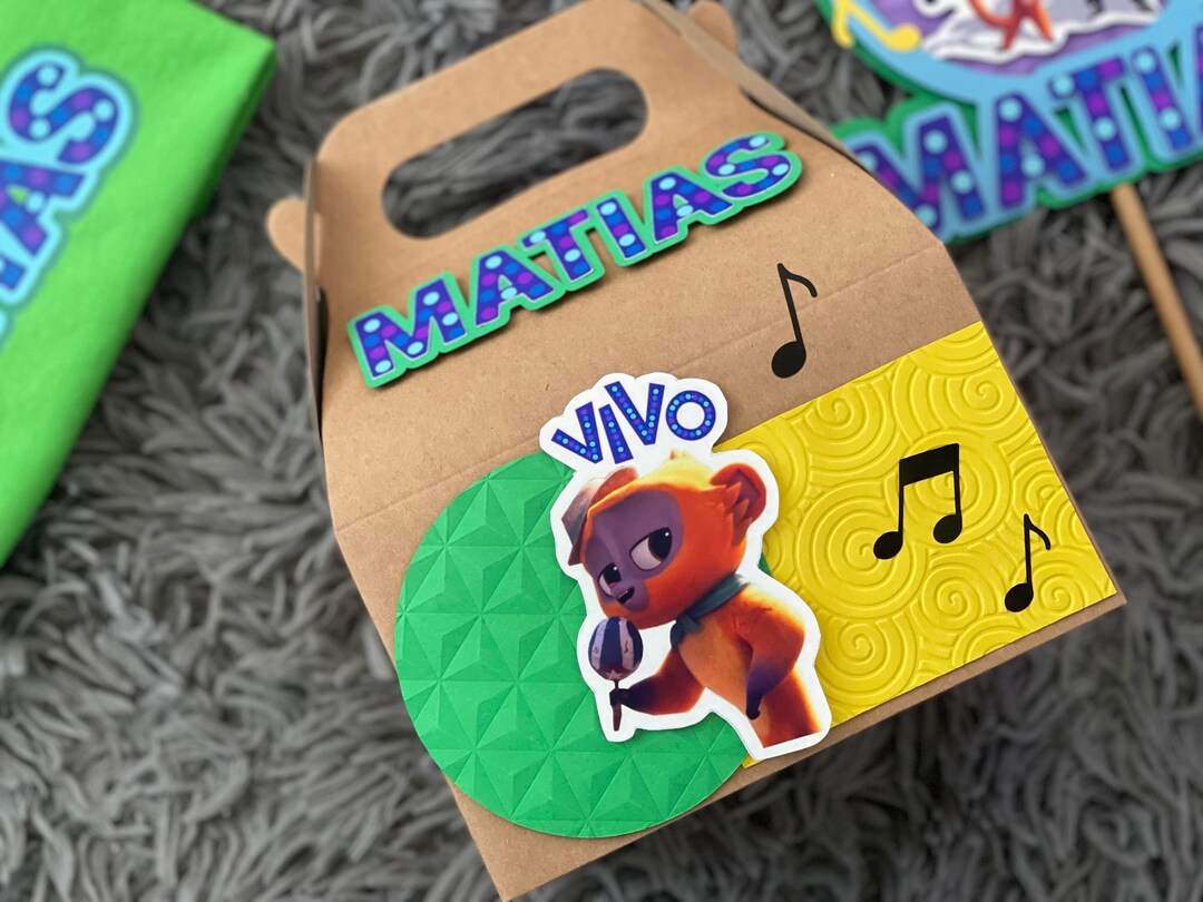 Vivo the Movie Custom Treat Box Set of 8 - Etsy