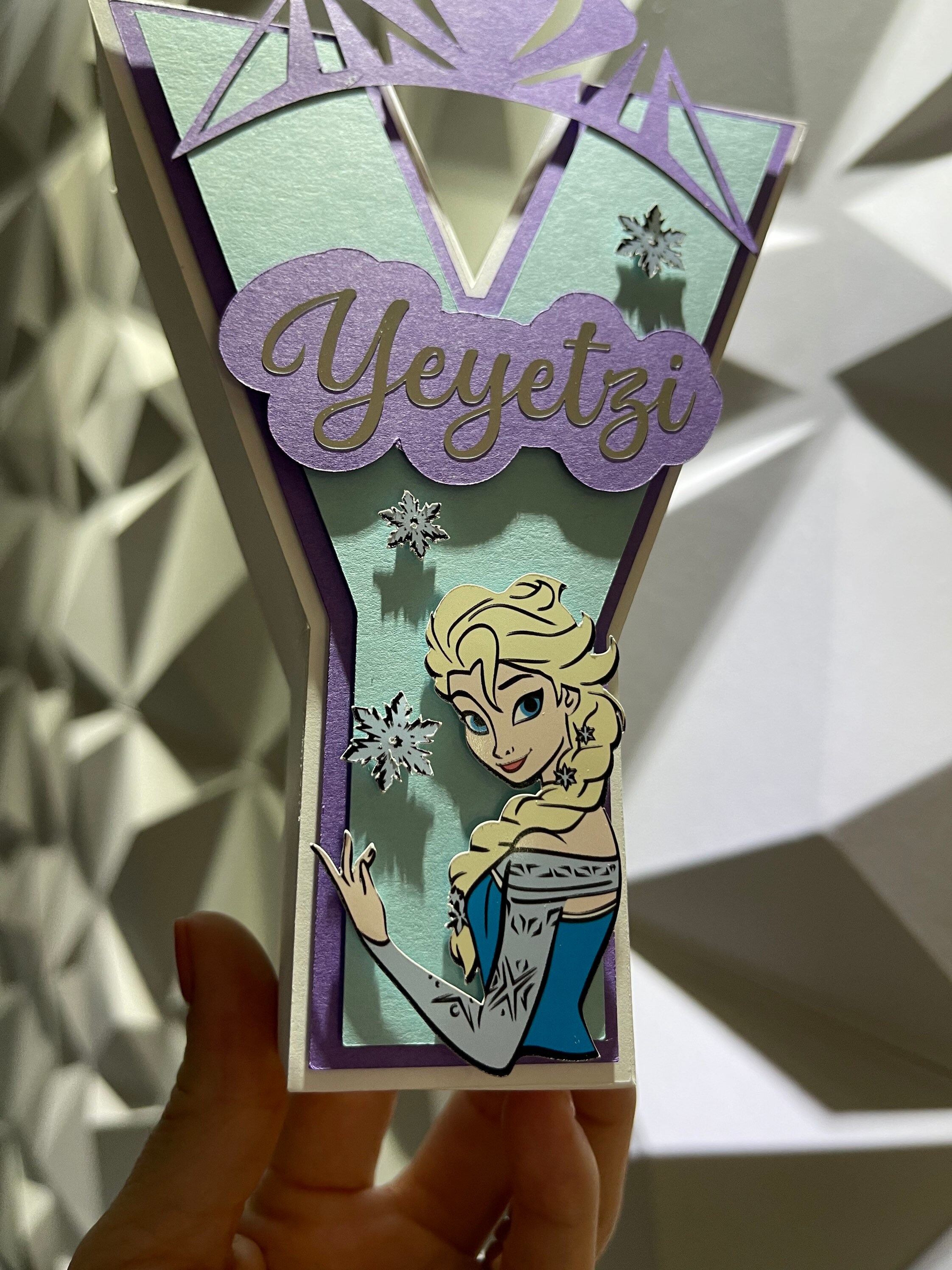 Frozen 3D Letter / Elsa 3D Letter / Numbers and Letters 3D / - Etsy UK