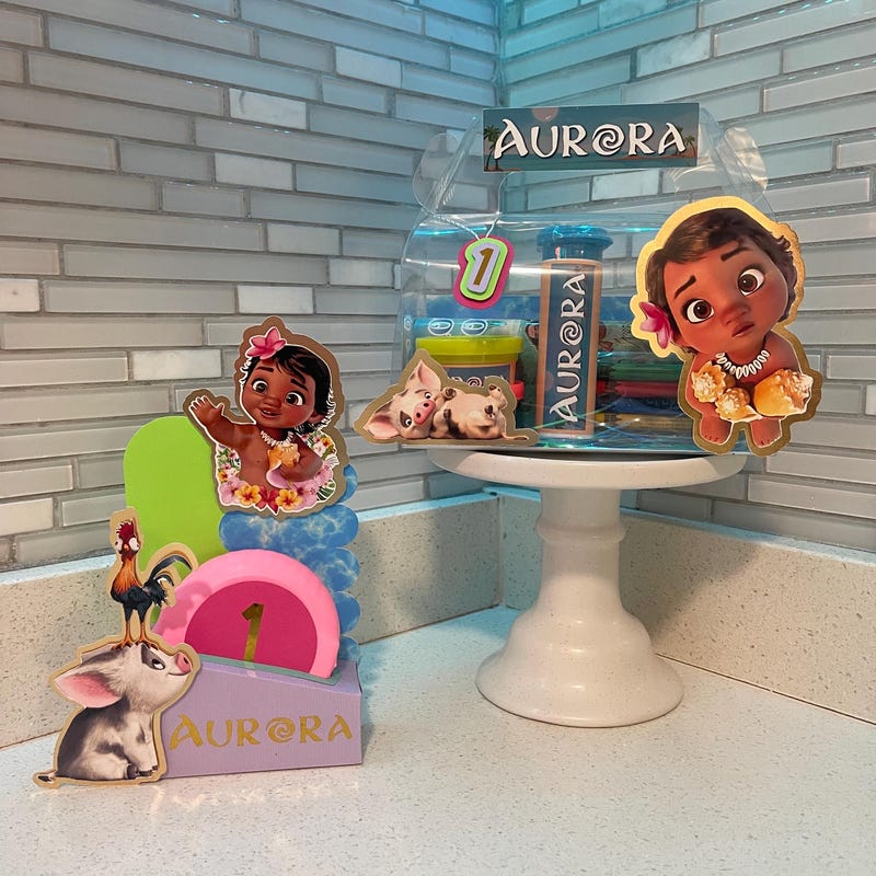 Moana Candy Favor Box - Etsy