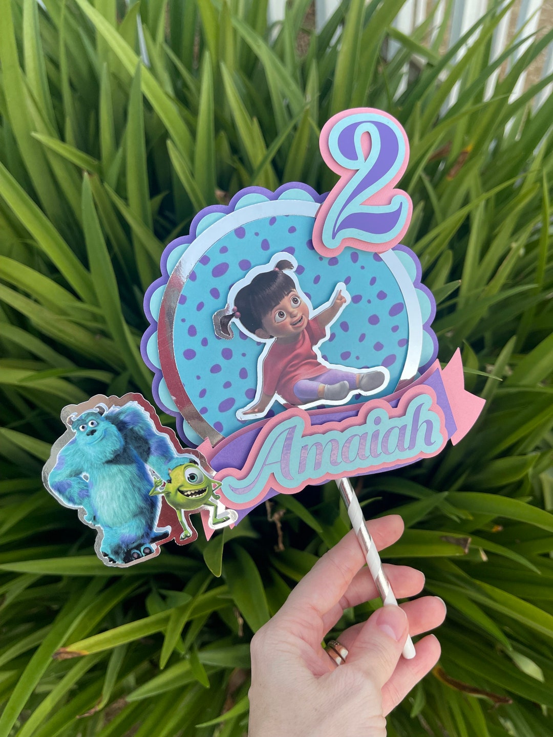 Monster Inc Cake Topper/ Sully & Boo Cake Topper / Party Decorations ...