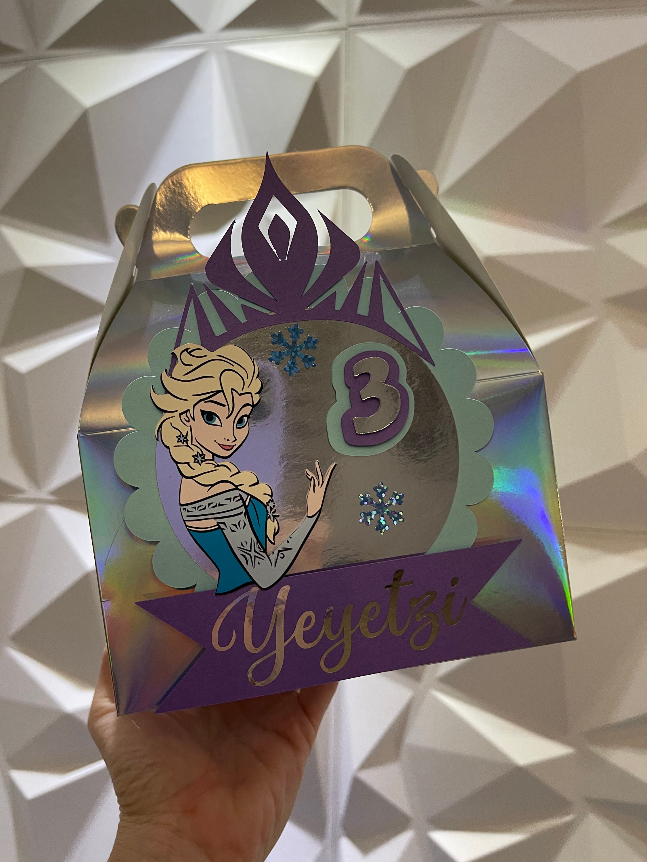 Frozen Party Favor Box: Elsa Candy Box, Set of 8 - Etsy